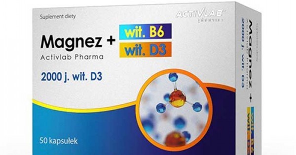 Magnesium (Magnez) with B6 D3 50 caps - ActivLab Pharma ...