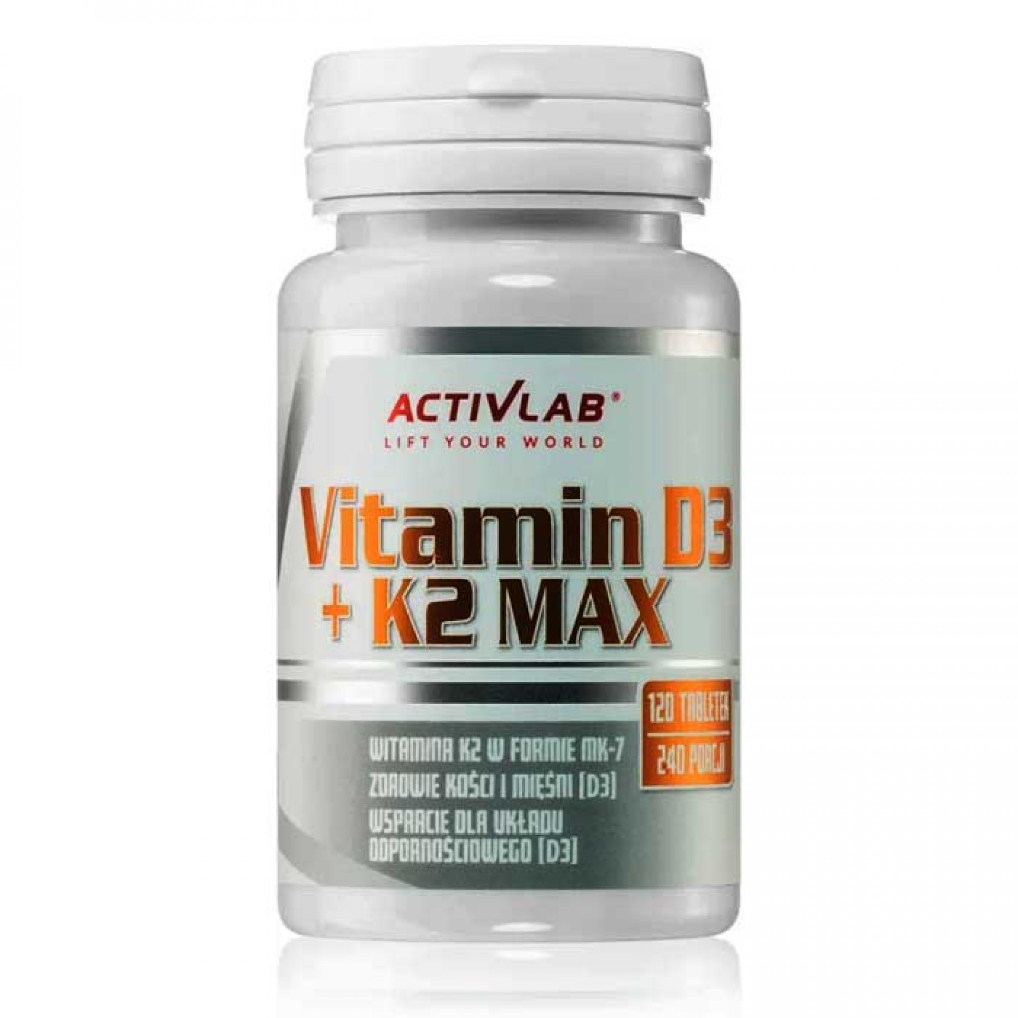 Vitamin D3 + K2 Max 120 tabs - ActivLab | MegaProteinStore.gr