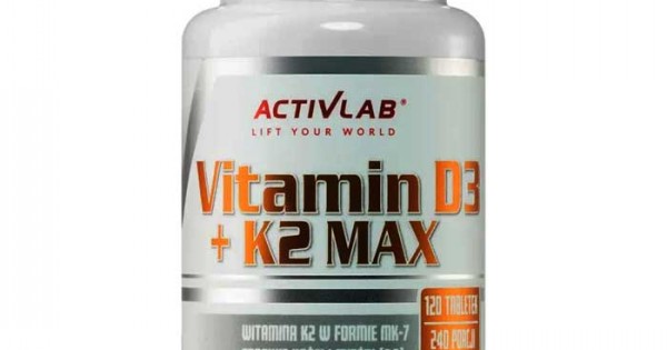 Vitamin D3 + K2 Max 120 tabs - ActivLab | MegaProteinStore.gr