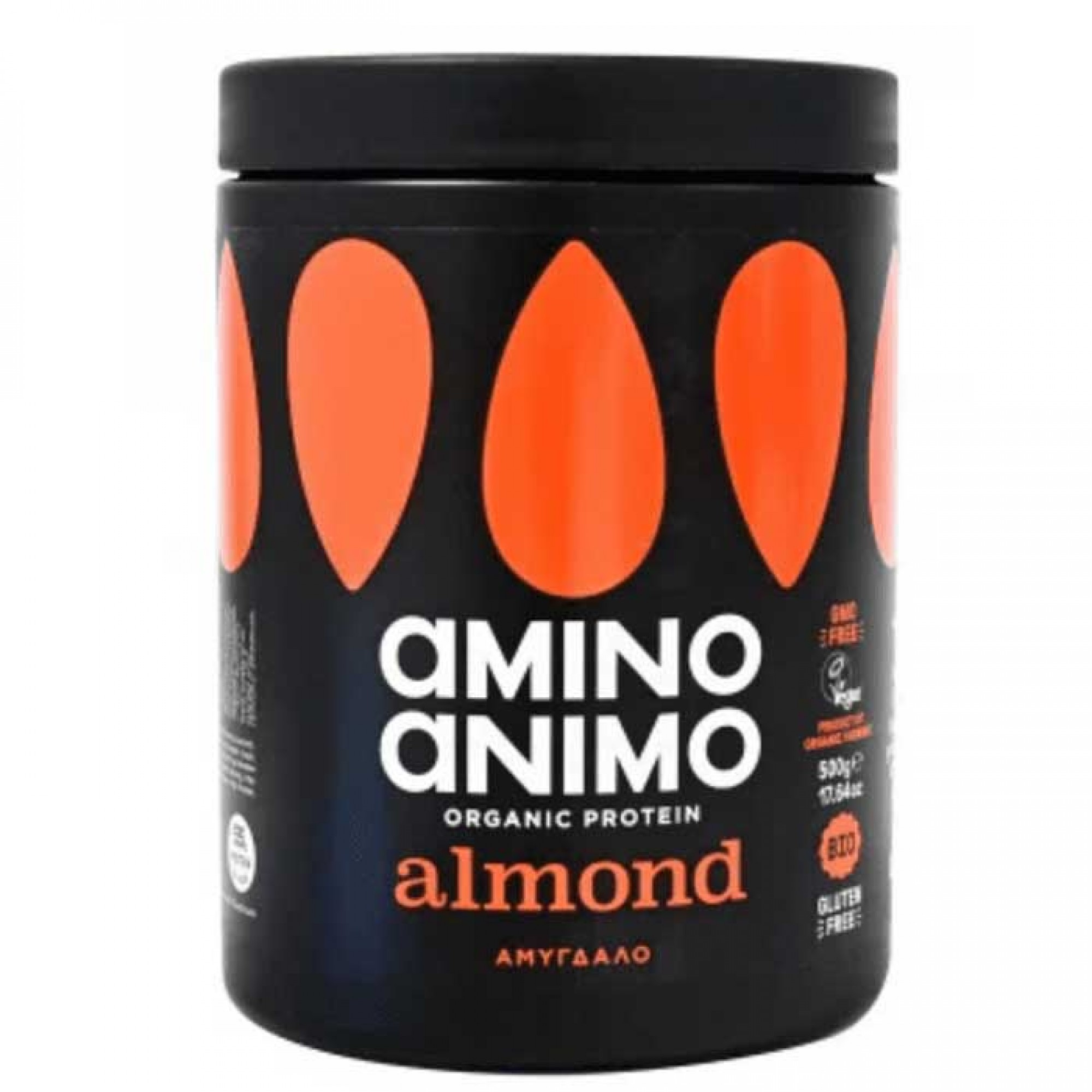 Αμύγδαλο 500gr - Amino Animo / Almond Organic Protein | MegaProteinStore.gr