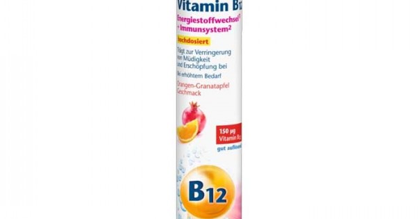 Vitamin B12 15 effervescent tablets - DoppelHerz | MegaProteinStore.gr