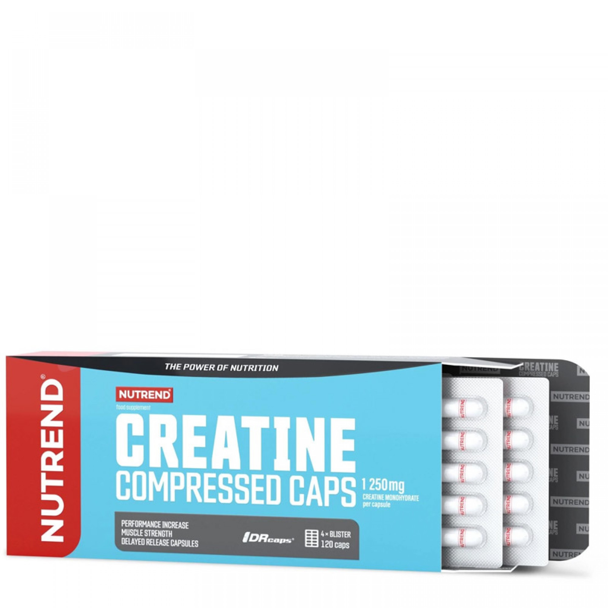 Creatine Compressed 120 caps 1250 mg - Nutrend | MegaProteinStore.gr