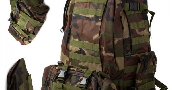 Military Tactical Combat Backpack 45l Camouflage Χακί - Verk Group ...